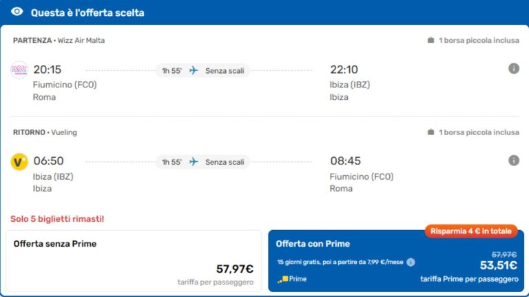 Volo 57 euro per Ibiza a luglio, prezzo andata e ritorno: dove ...