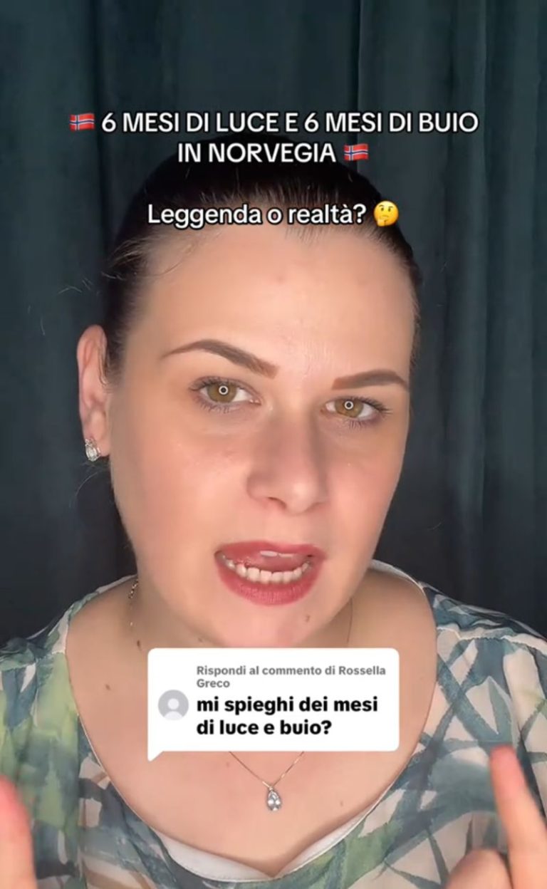 È vero che in Norvegia ci sono sei mesi di sole e sei mesi di buio ...